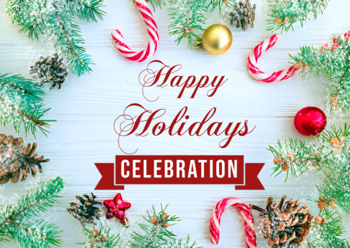 Copy of Happy holidays poster ad design | PosterMyWall