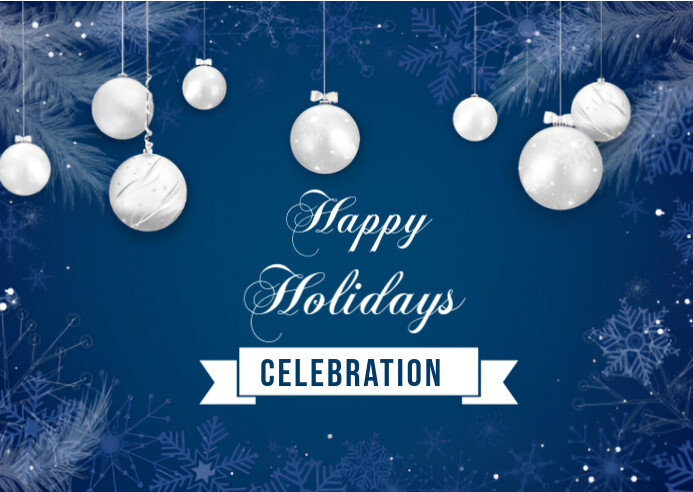 Happy holidays poster ad design Templat | PosterMyWall