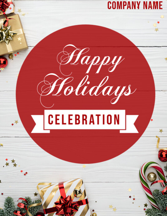 Copy of Happy holidays poster ad design | PosterMyWall