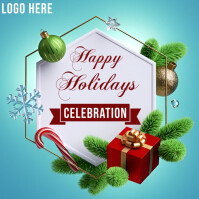 Happy holidays poster ad design Template | PosterMyWall
