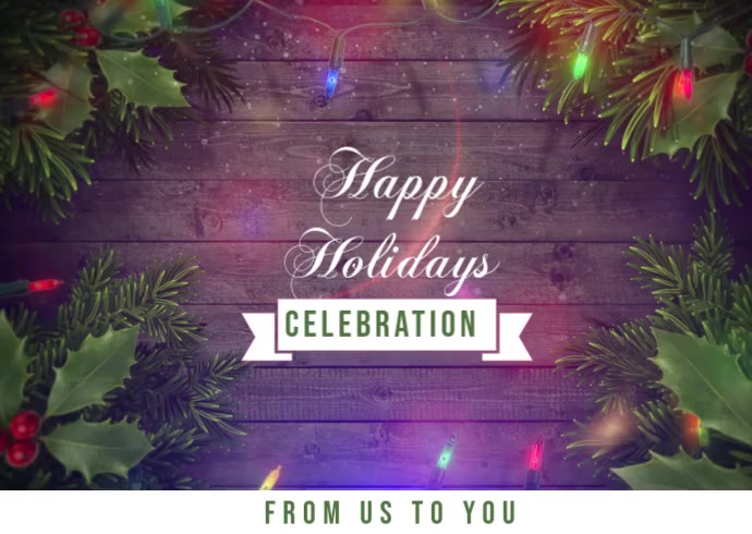 Happy holidays poster ad design Template | PosterMyWall