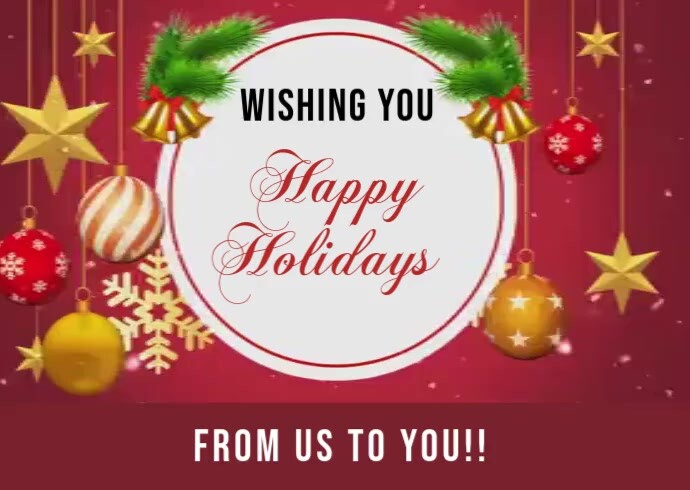 Happy holidays poster ad design Template | PosterMyWall