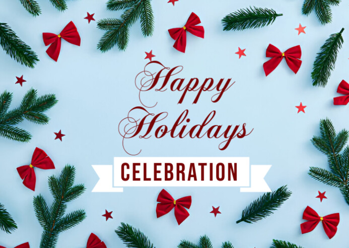 Happy holidays poster ad design Template | PosterMyWall