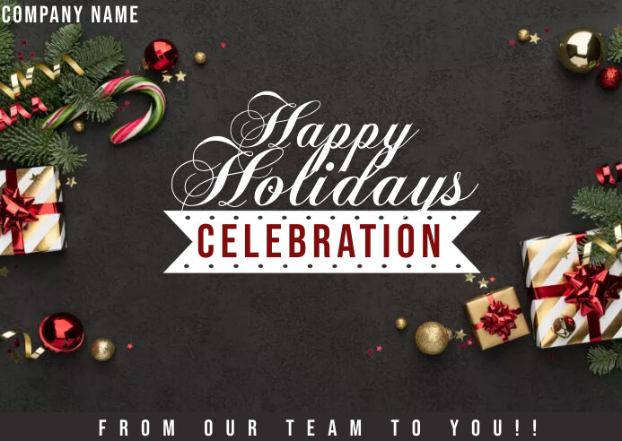 Happy holidays poster Template | PosterMyWall