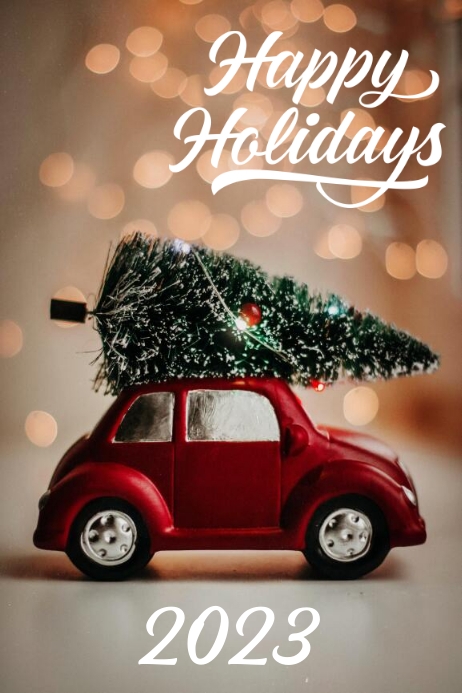 Happy Holidays Poster Template | PosterMyWall