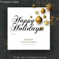 happy holidays poster Template | PosterMyWall