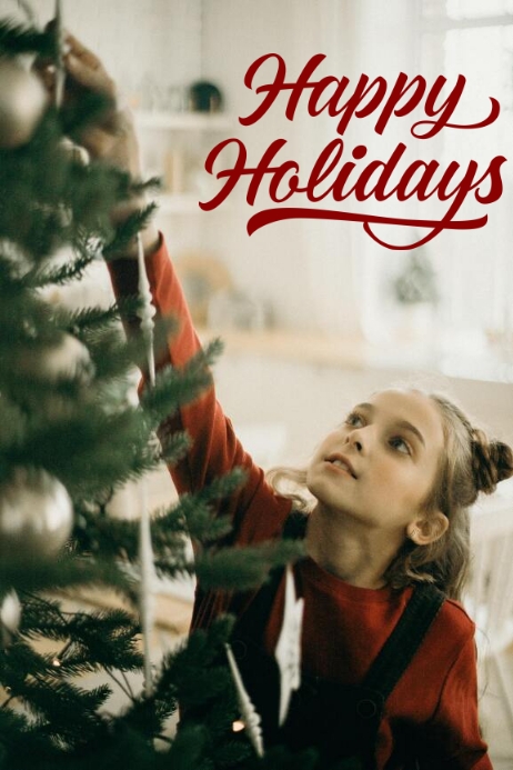 Happy Holidays Poster Template | PosterMyWall