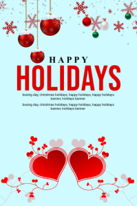 HAPPY HOLIDAY FLYER/POSTER TEMPLATE | PosterMyWall