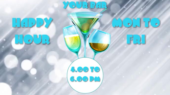HAPPY HOUR (WITH OPTIONAL JAZZ MUSIC) Template | PosterMyWall