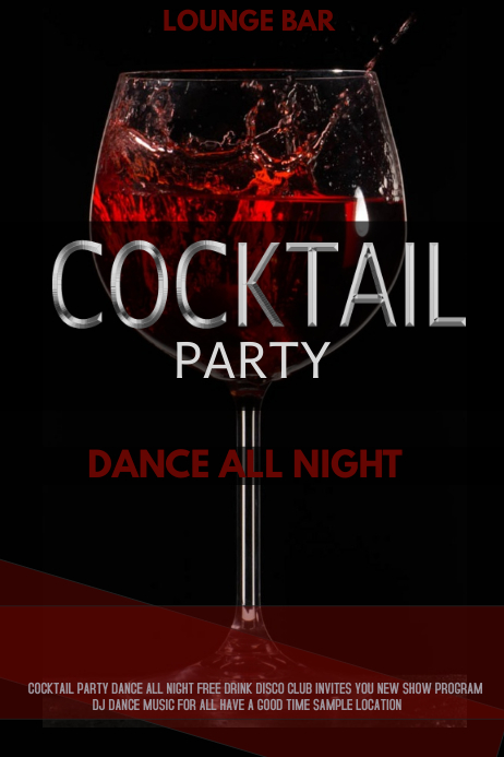 happy hour, bar flyer Template | PosterMyWall