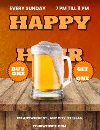 Happy Hour Ads Template | PosterMyWall