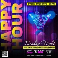 Happy Hour Club Template | PosterMyWall