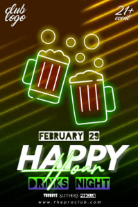 Happy Hour Night Club Template | PosterMyWall
