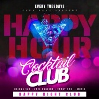 Happy Hour Club Template | PosterMyWall