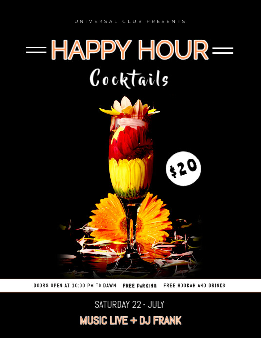 Happy Hour Template | PosterMyWall