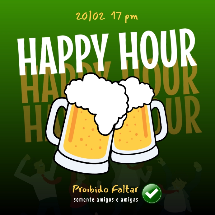 happy hour Template | PosterMyWall