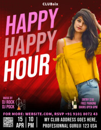 happy hour Template | PosterMyWall