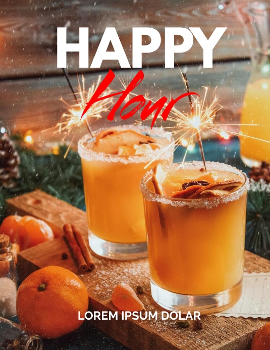 Copy of happy hour | PosterMyWall