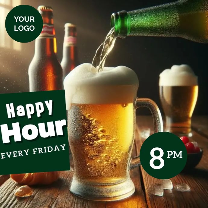 Happy Hour Template | PosterMyWall