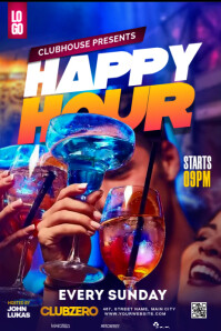 happy hour Template | PosterMyWall
