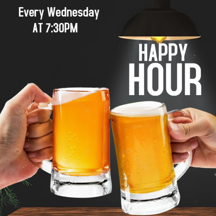 Happy hour Template | PosterMyWall