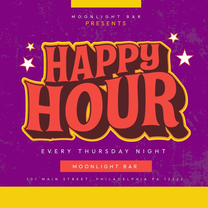 Happy Hour Template | PosterMyWall