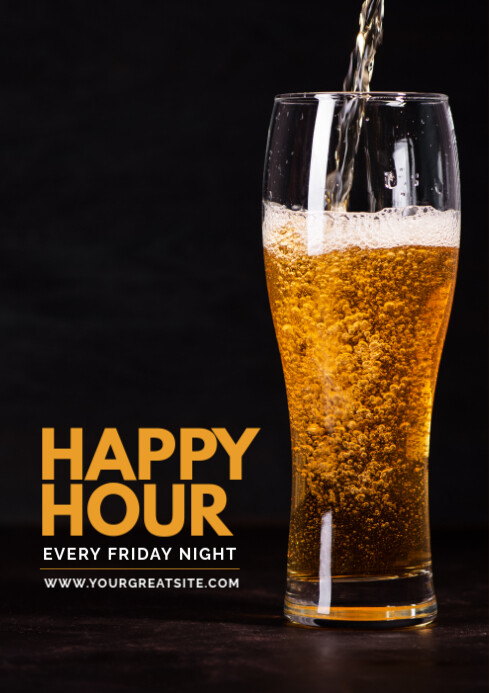 Happy Hour Template | PosterMyWall