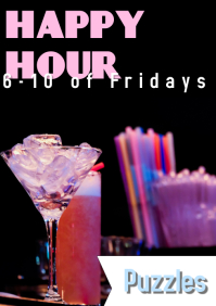 Business Networking Happy Hour Flyer Ad Template | PosterMyWall