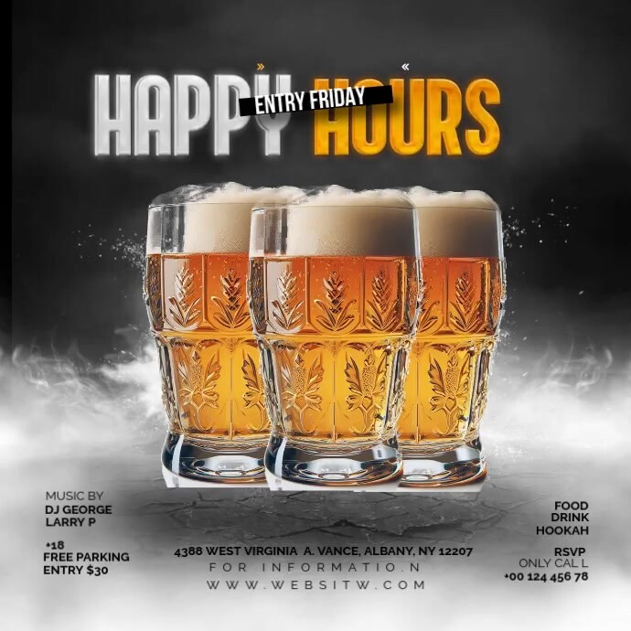 Happy Hour Template | PosterMyWall