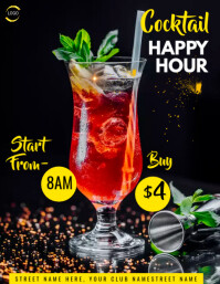 happy hour Template | PosterMyWall
