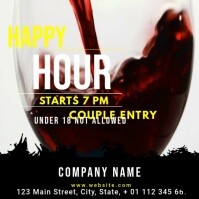 happy hour Template | PosterMyWall
