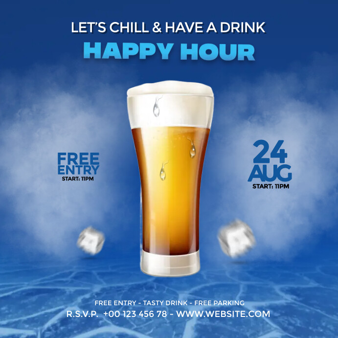 Happy Hour | PosterMyWall