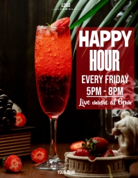 happy hour Template | PosterMyWall
