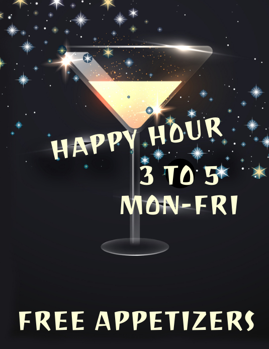 HAPPY HOUR Template | PosterMyWall