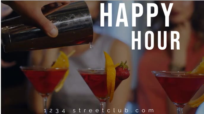 happy hour Template | PosterMyWall