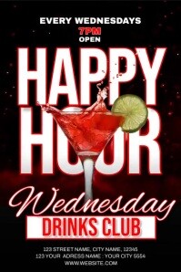 Happy Hour Night Club Template | PosterMyWall