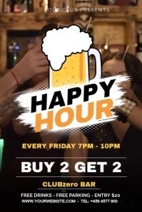 happy hour event Template | PosterMyWall