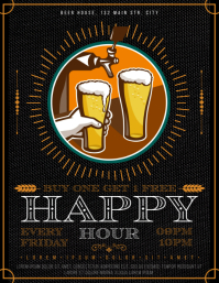 Happy Hour Ads Template | PosterMyWall