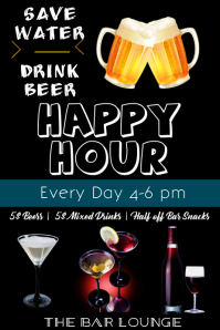 happy hour Template | PosterMyWall