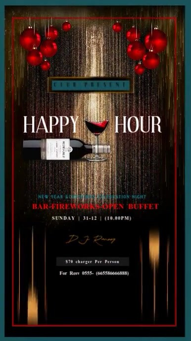 Happy Hour Flyer Templates | PosterMyWall