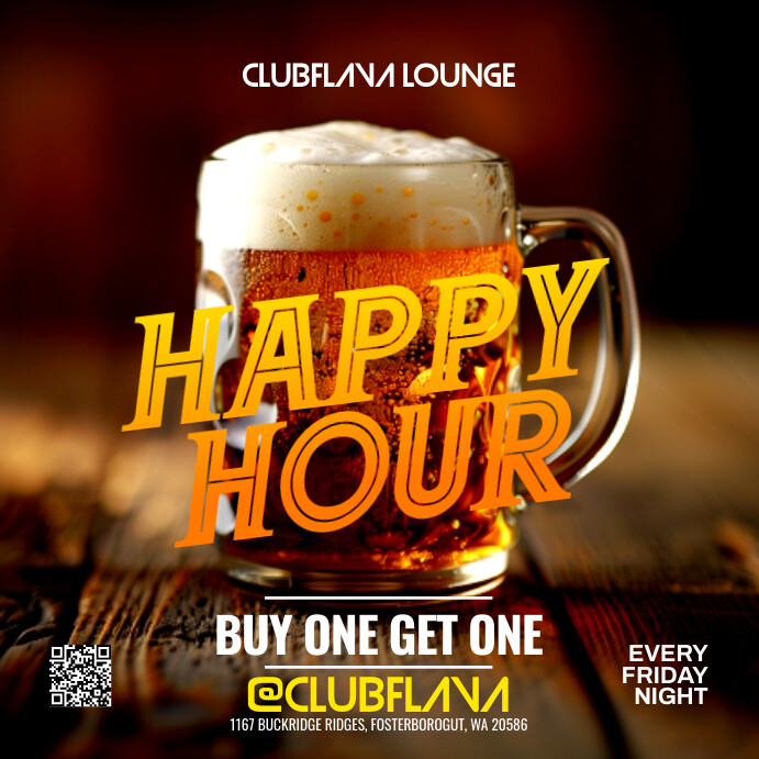 Happy Hour Instagram Post Template | PosterMyWall
