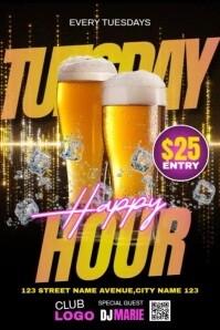 Happy Hour Ads Template | PosterMyWall