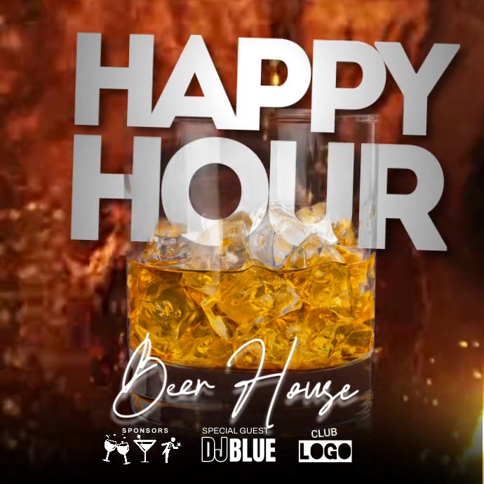 Happy Hour Party Template | PosterMyWall