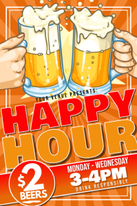 Happy Hour Template | PosterMyWall