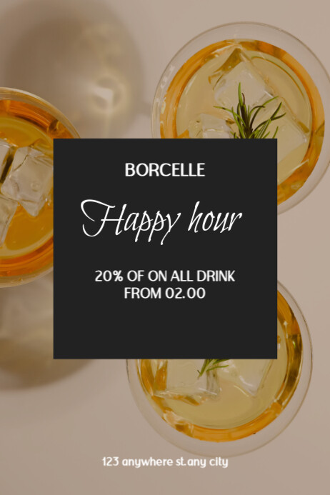 Copy of Happy Hour Poster | PosterMyWall