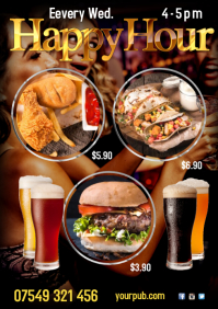 Happy Hour Template | PosterMyWall