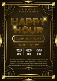 happy hour Template | PosterMyWall