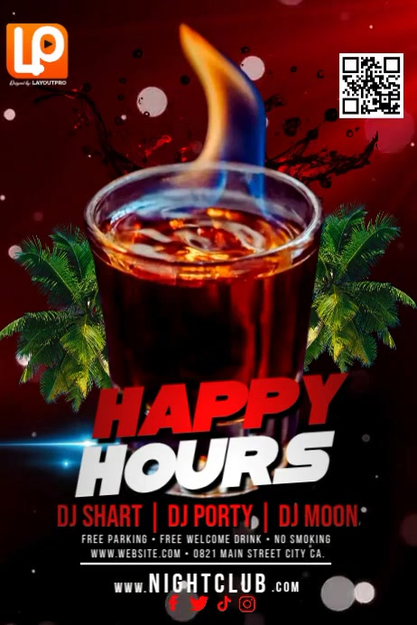 Copy of Happy Hour Video | PosterMyWall