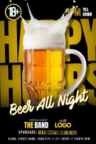 Beer Hours Template | PosterMyWall