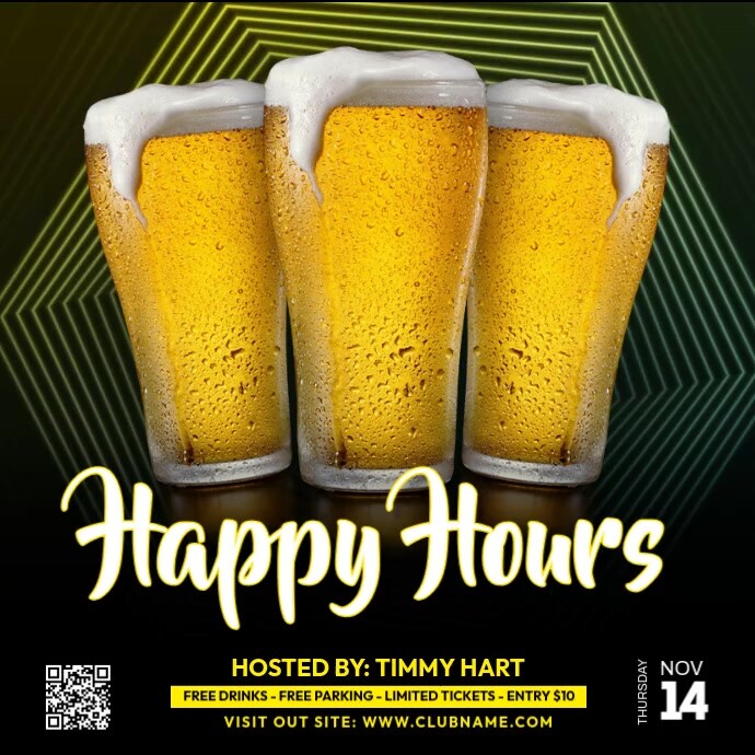 Happy Hours Template | PosterMyWall